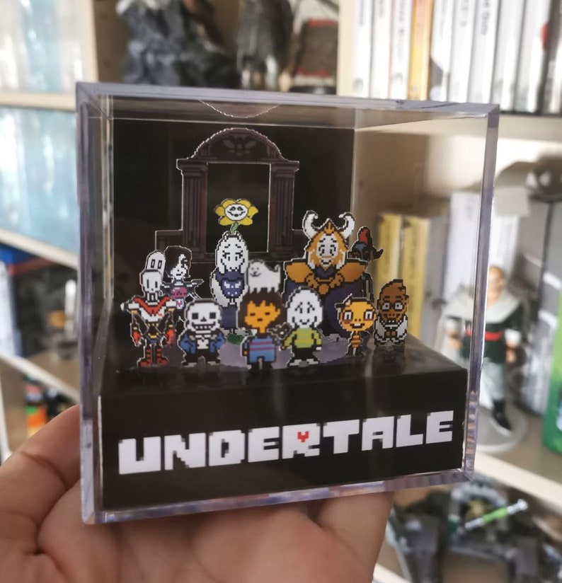 UNDERTALE Ruins Characters- Diorama Cube 3D - Etsy