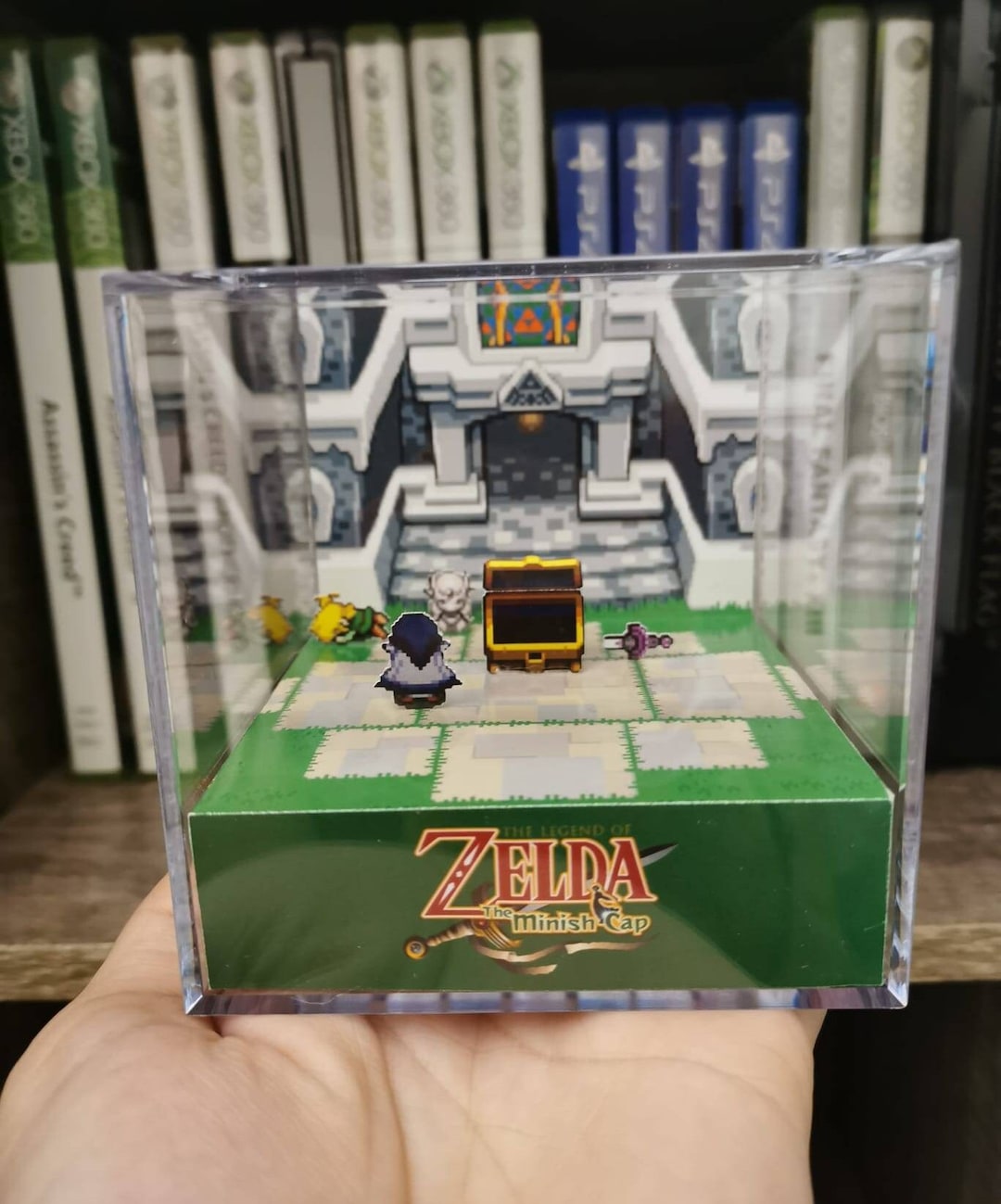 The Legend of Zelda: the Minish Cap - 3D Diorama Cube - Etsy