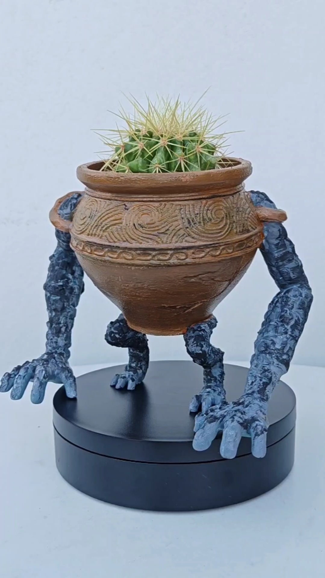 Iron Fist Alexander Plant Pot (pot Boy) | 3D Printed & Hand Painted - Etsy