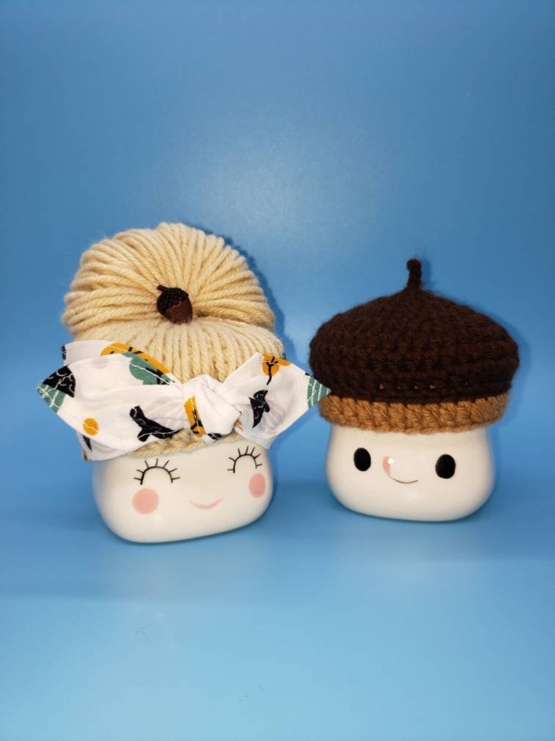 Harvest Marshmallow Mug Hats Fall Autumn Hats Acorn Hat - Etsy