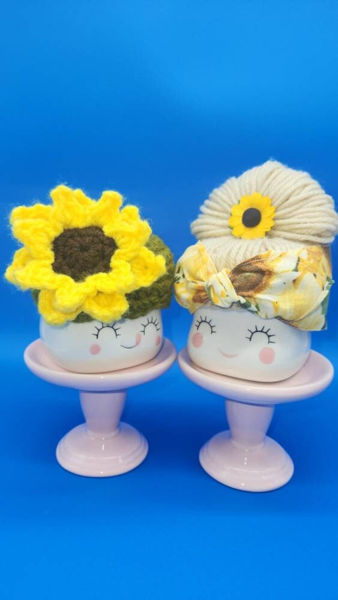 Harvest Marshmallow Mug Hat Set Sunflower Hats - Etsy