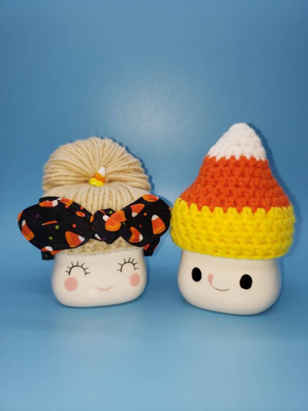 Marshmallow Mug Hats Candy Corn Hats Fall Halloween Hats - Etsy