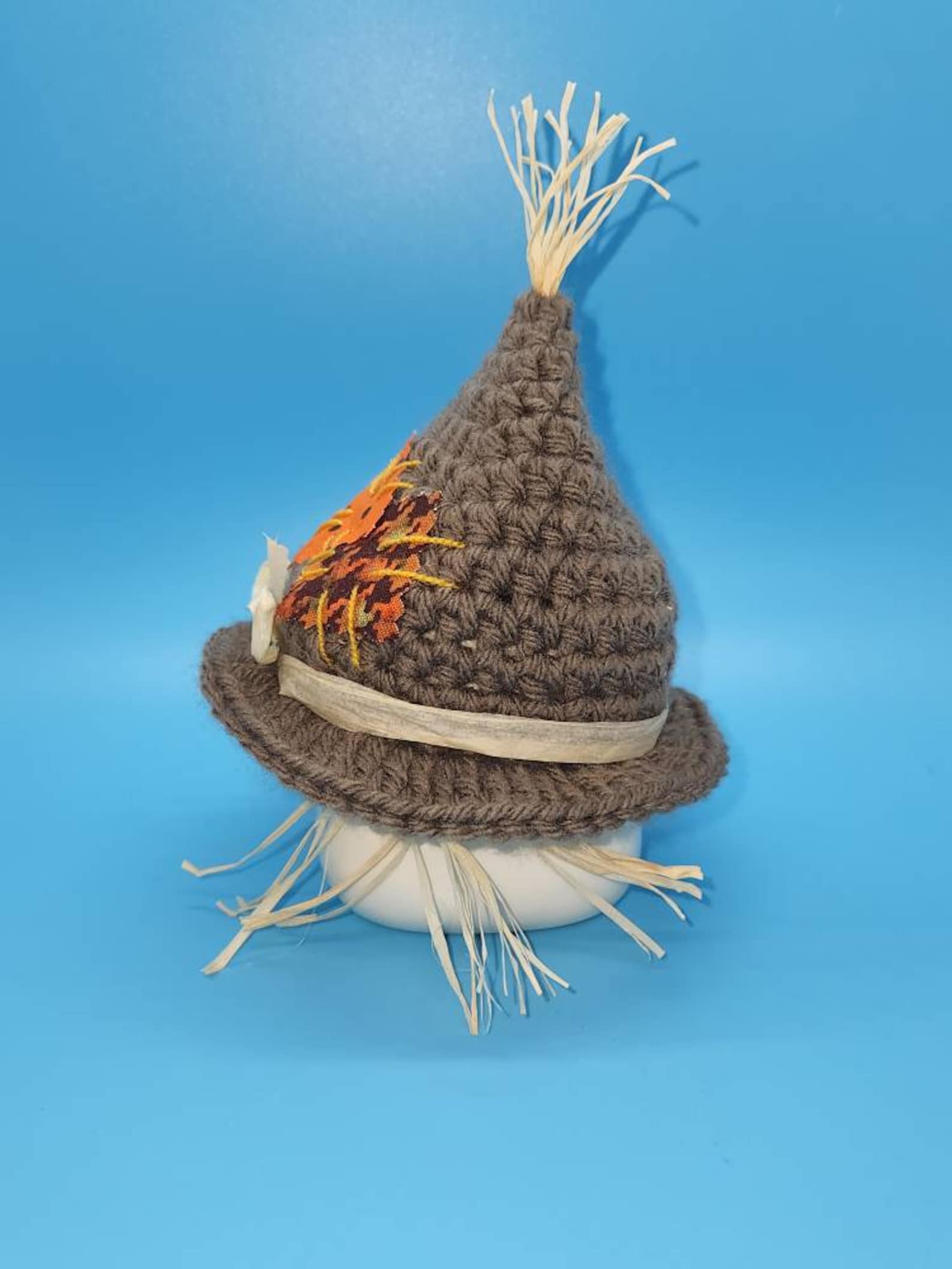 Marshmallow Mug Hats Scarecrow Hat, Fall Halloween Hat Harvest Hat - Etsy