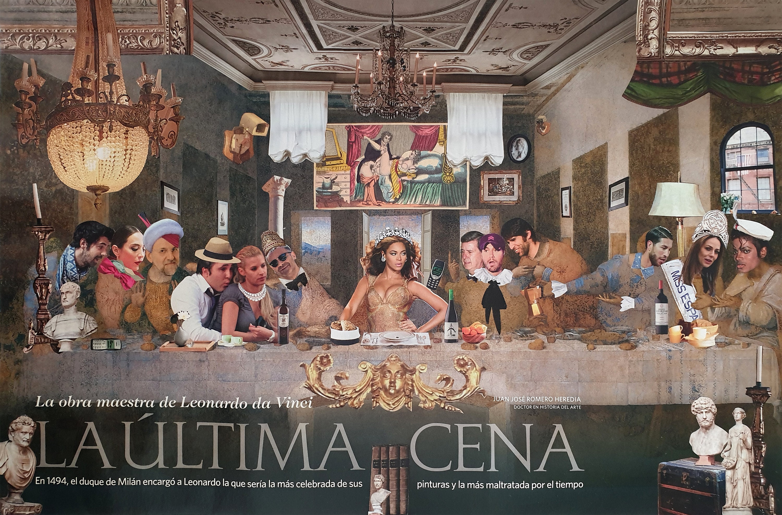 Handmade Collage Based on "the Last Supper" by Leonardo Da Vinci ...