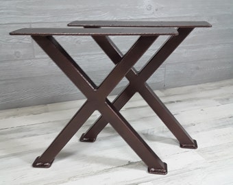 X Style Table Legs Sofa Table Legs Powder Coated Table | Etsy