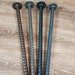 A Frame Table Legs - 3/4" Solid Rebar Table Legs - Pair - Steel Table ...