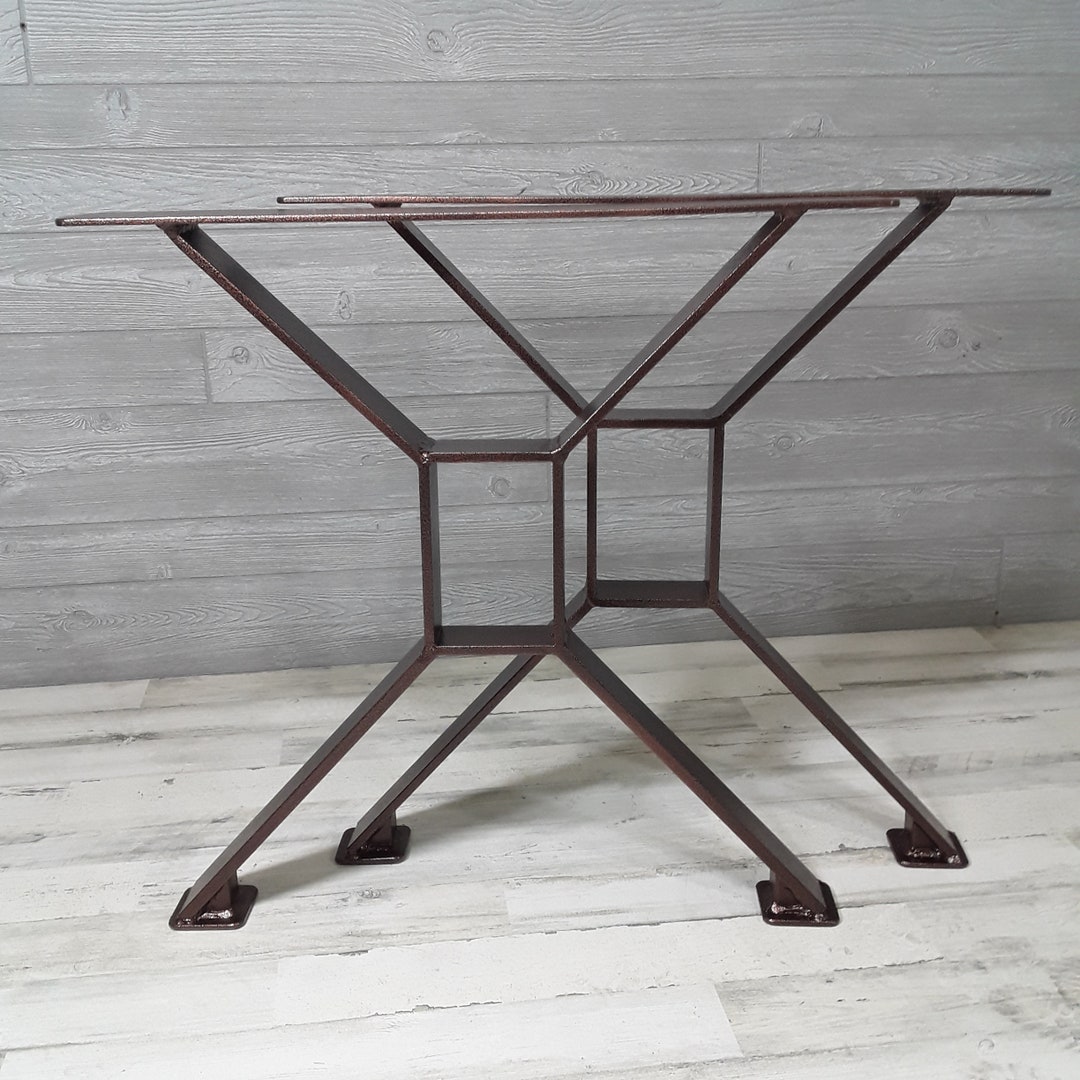 Cross Beam Series Metal Dining Table Legs | Table Legs | Metal Table ...