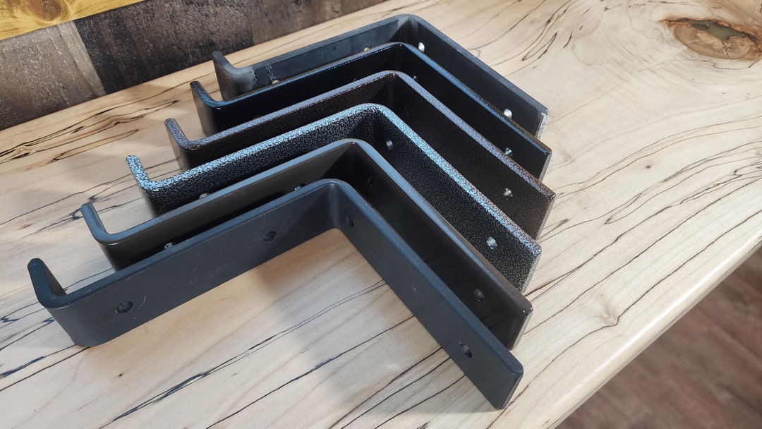 American Made Powder Coated Metal Shelf Bracket - Etsy