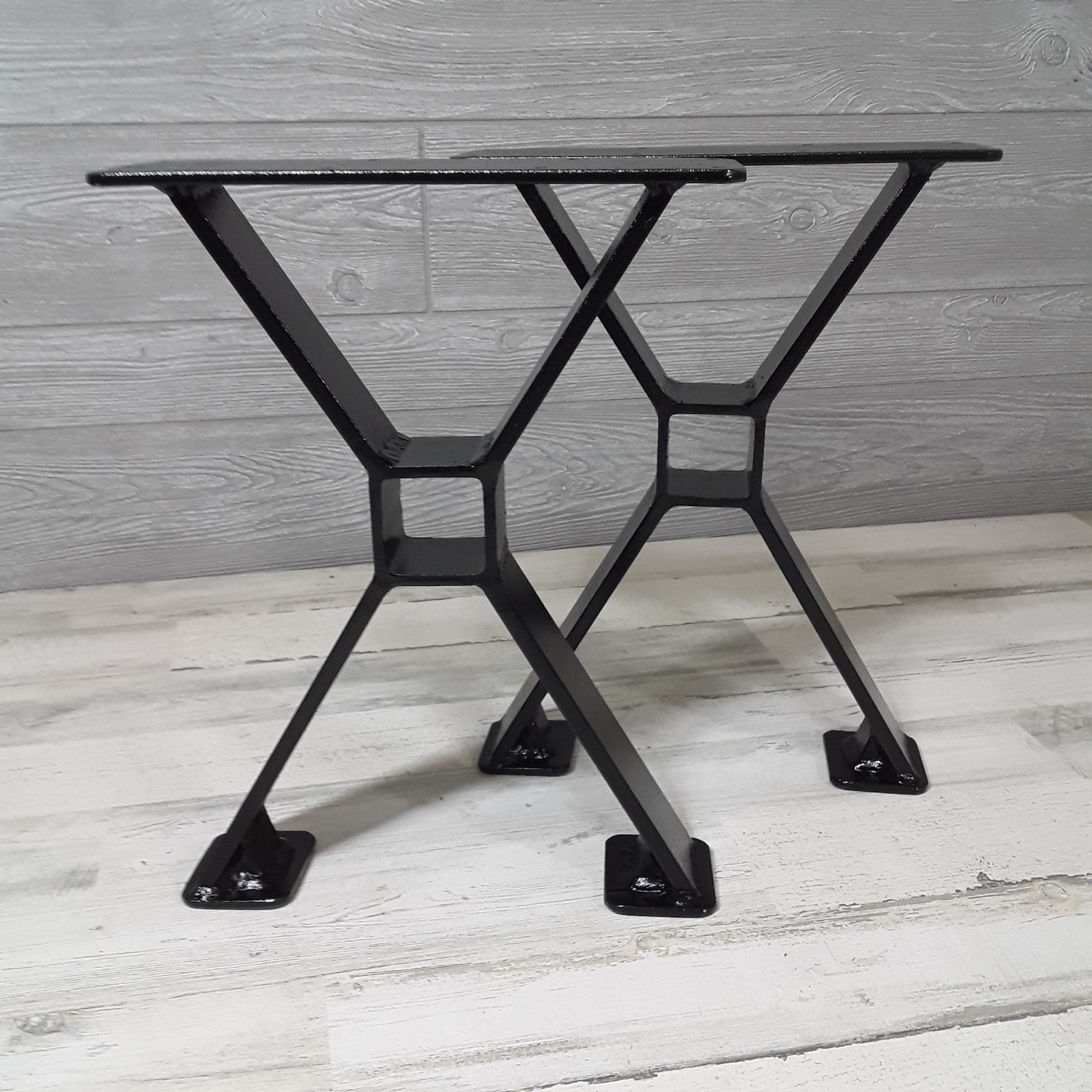 Crossbeam Series Metal Bench Legs | Powder Coated | Steel Legs| Free ...