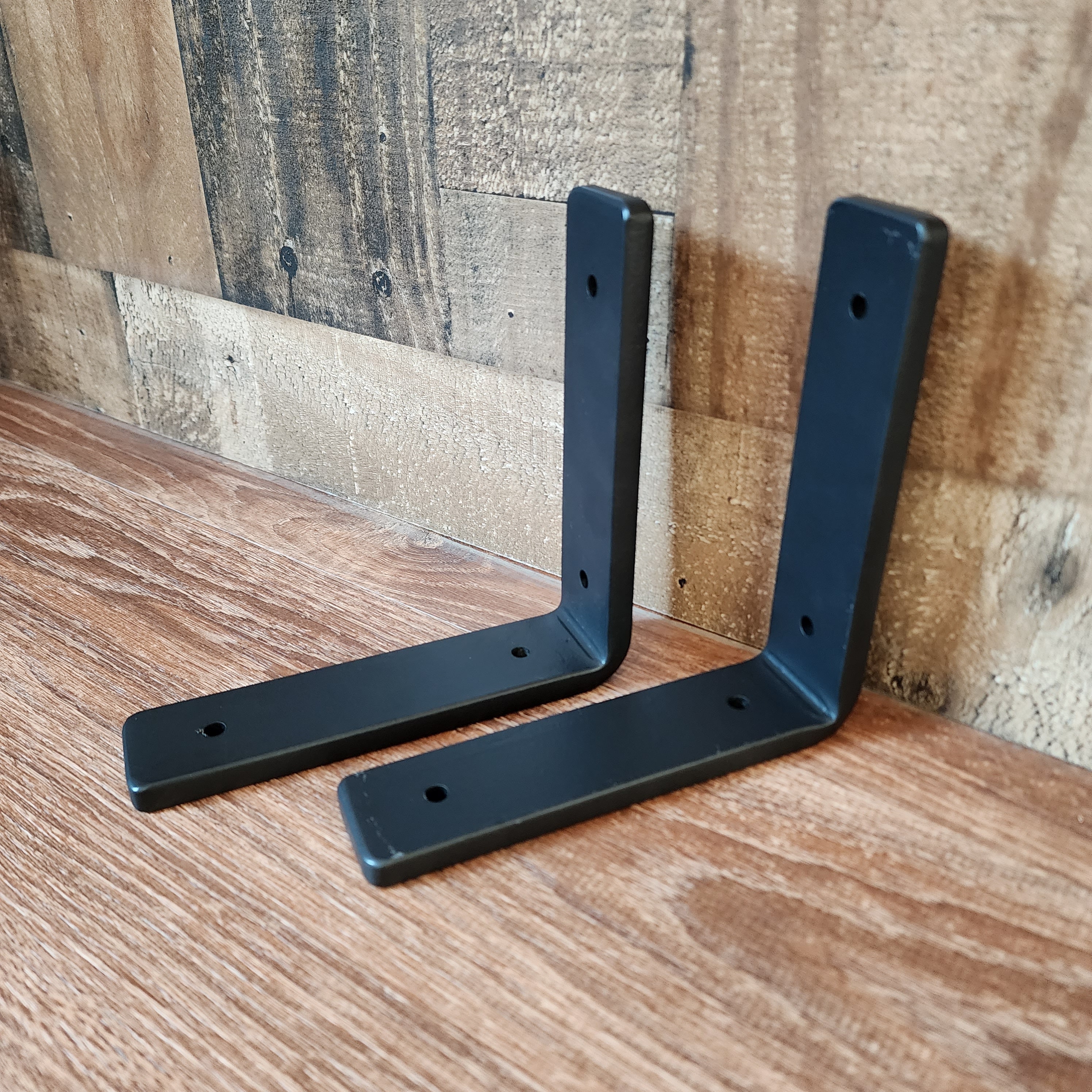 Powder Coated 3/8" Heavy Duty Shelf Brackets - Free Shipping - American ...