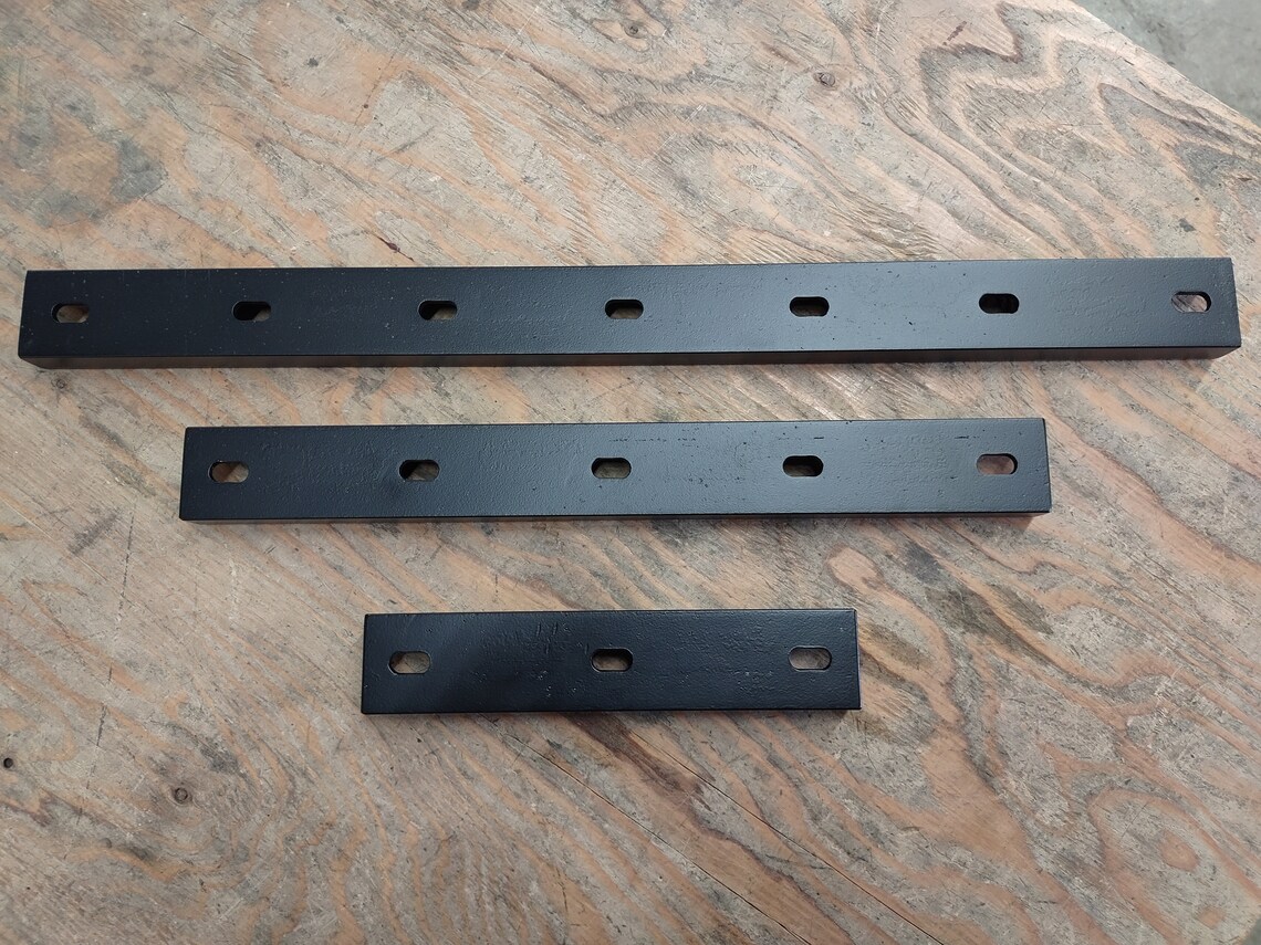 C Channel Tabletop Support Bracing 1" Tall - Tabletop Supports - Etsy