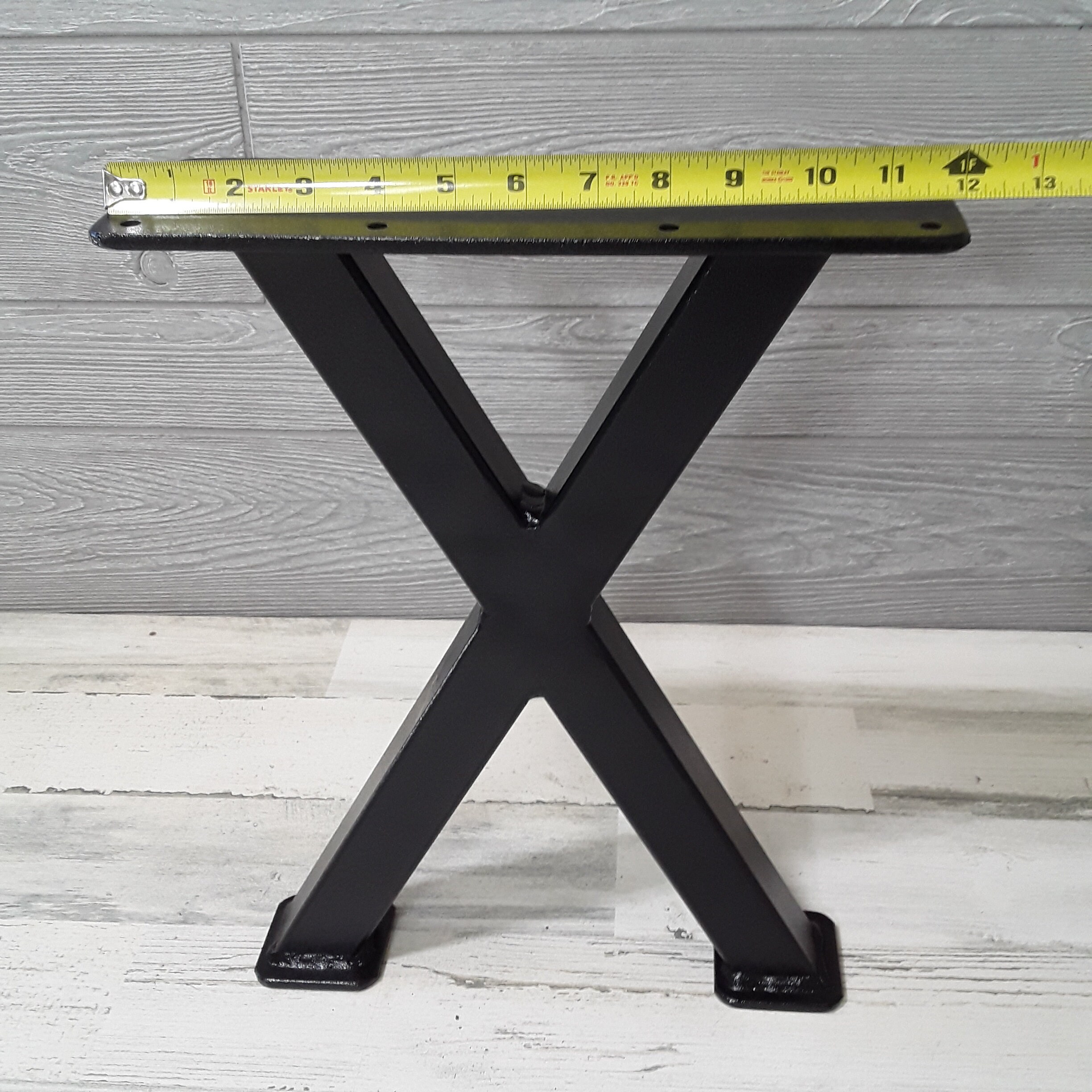 X Style Bench Legs | Black Table Legs | Table Legs | Metal Table Legs ...