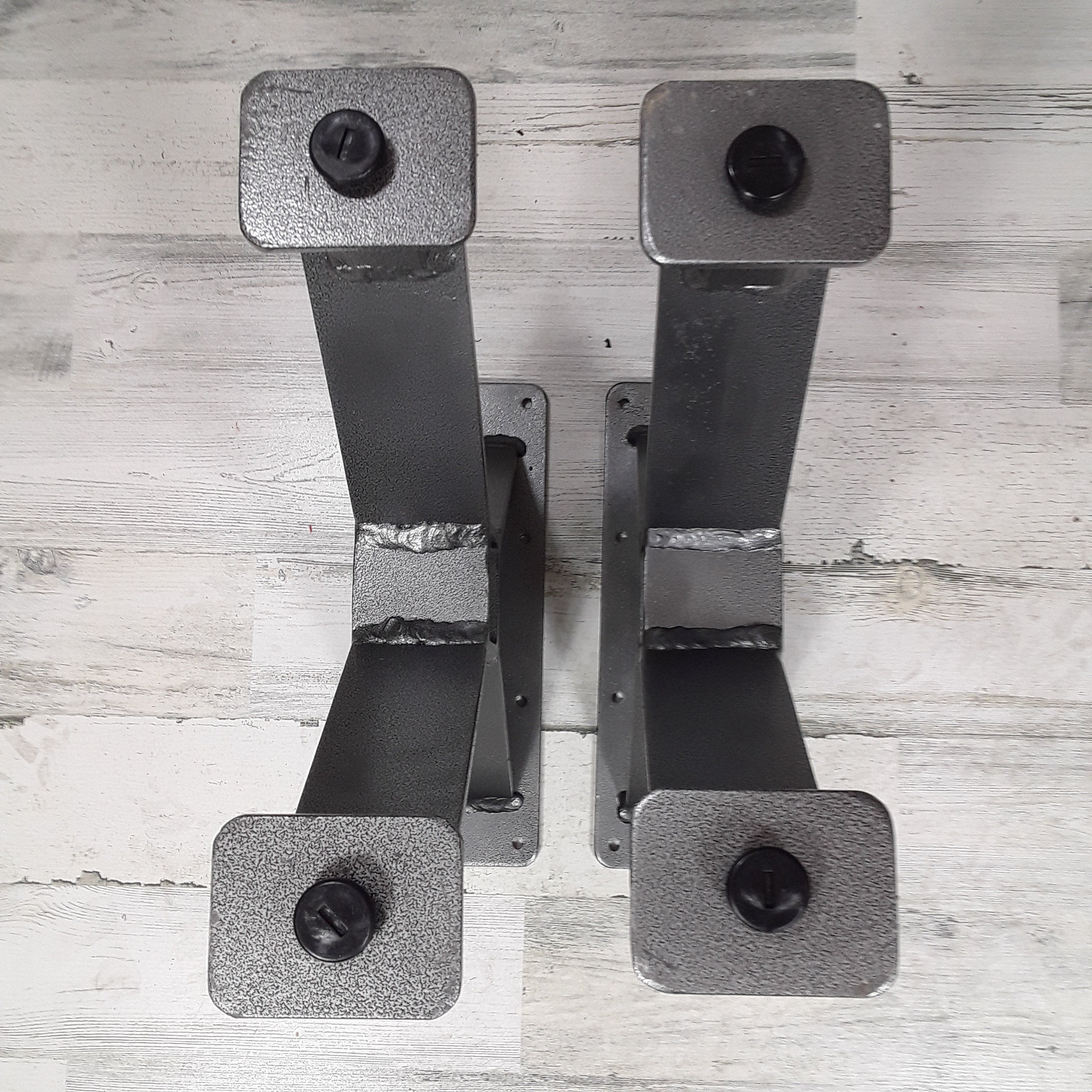 Crossbeam Series Silver Vein Metal Bench Legs - Etsy