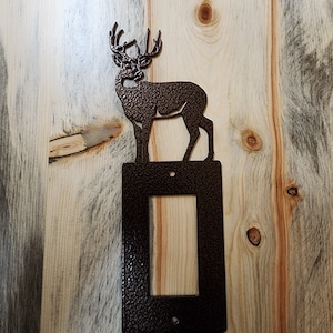 Whitetail Deer Light Switch/outlet Cover Plates - Socket Covers - Etsy
