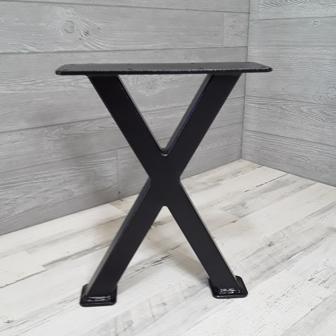 X Style Bench Legs | Black Table Legs | Table Legs | Metal Table Legs ...