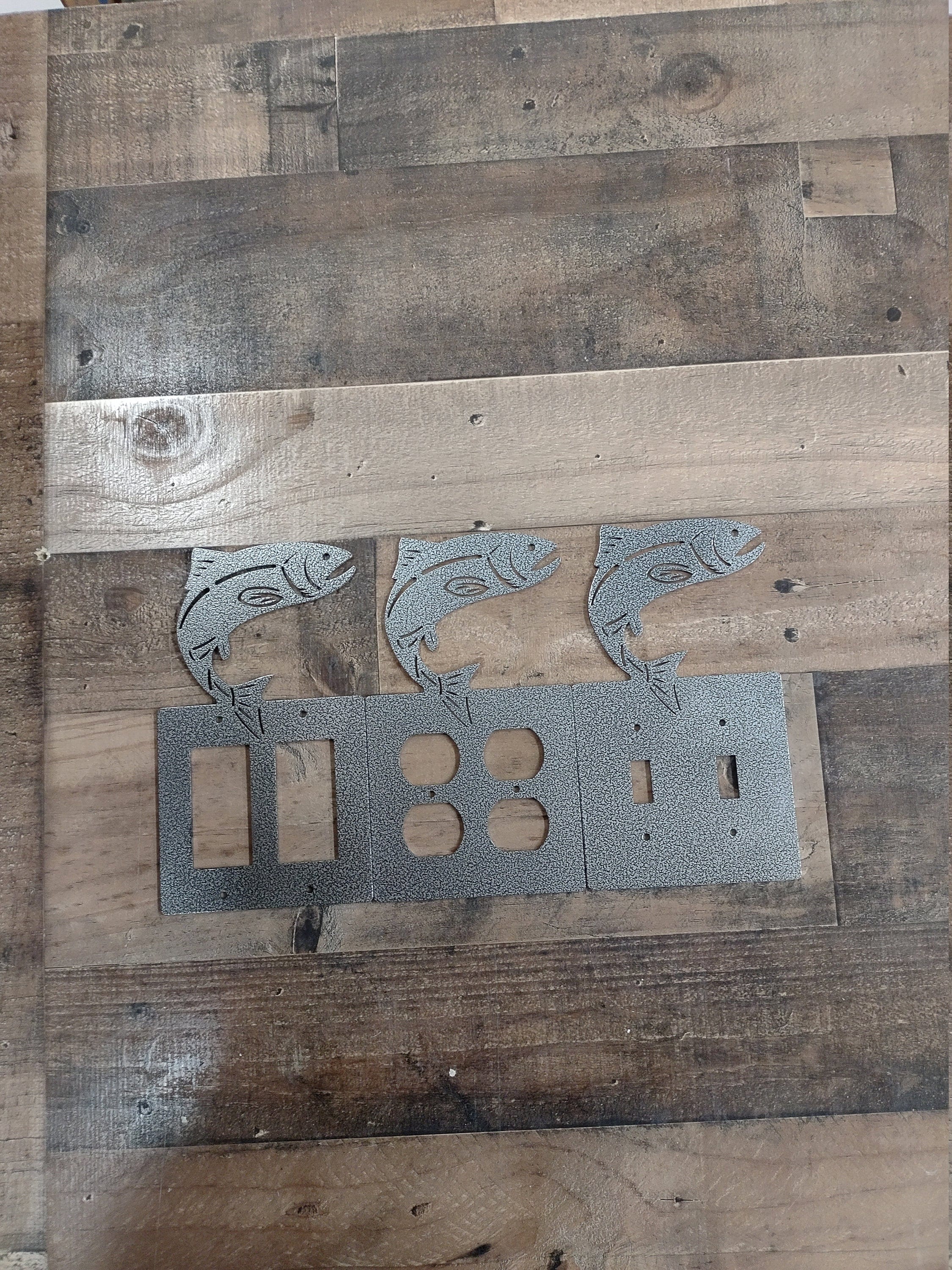 Fish Light Switch Double Plate Cover | Etsy