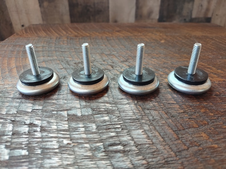 Threaded Adjustable Furniture Leg Feet - Etsy