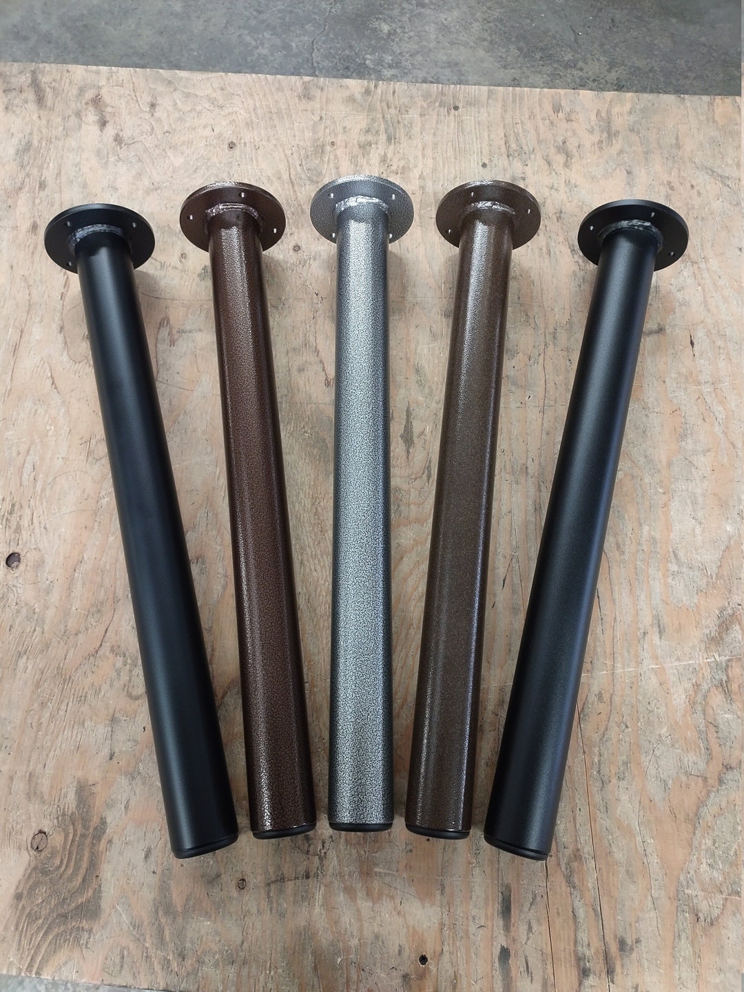 2" Round Post Legs | Powder Coated | Metal Legs | Table Legs ...