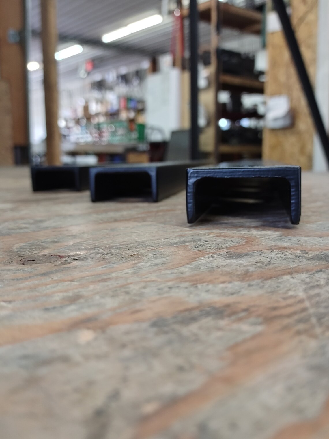 C Channel Tabletop Support Bracing 1 Tall Tabletop - Etsy