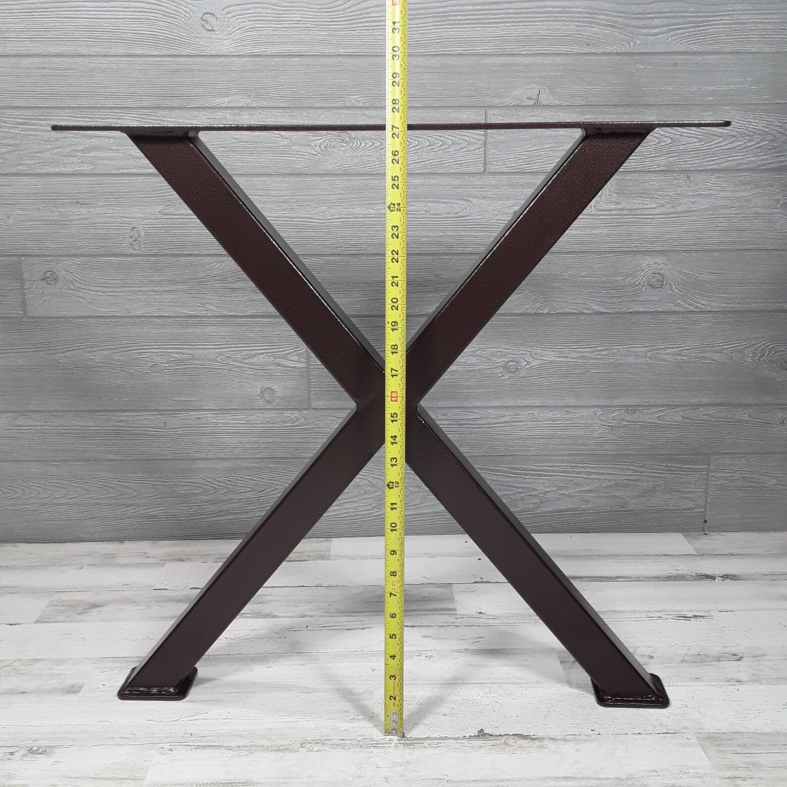 X Table Legs Powder Coated Set of 2 Adjustable Leg | Etsy