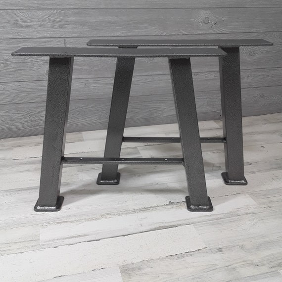 Bighorn Series Coffee Table Legs With Shelf Bracket Powder Coated Metal Table Legs Coffee Table Legs Etsy