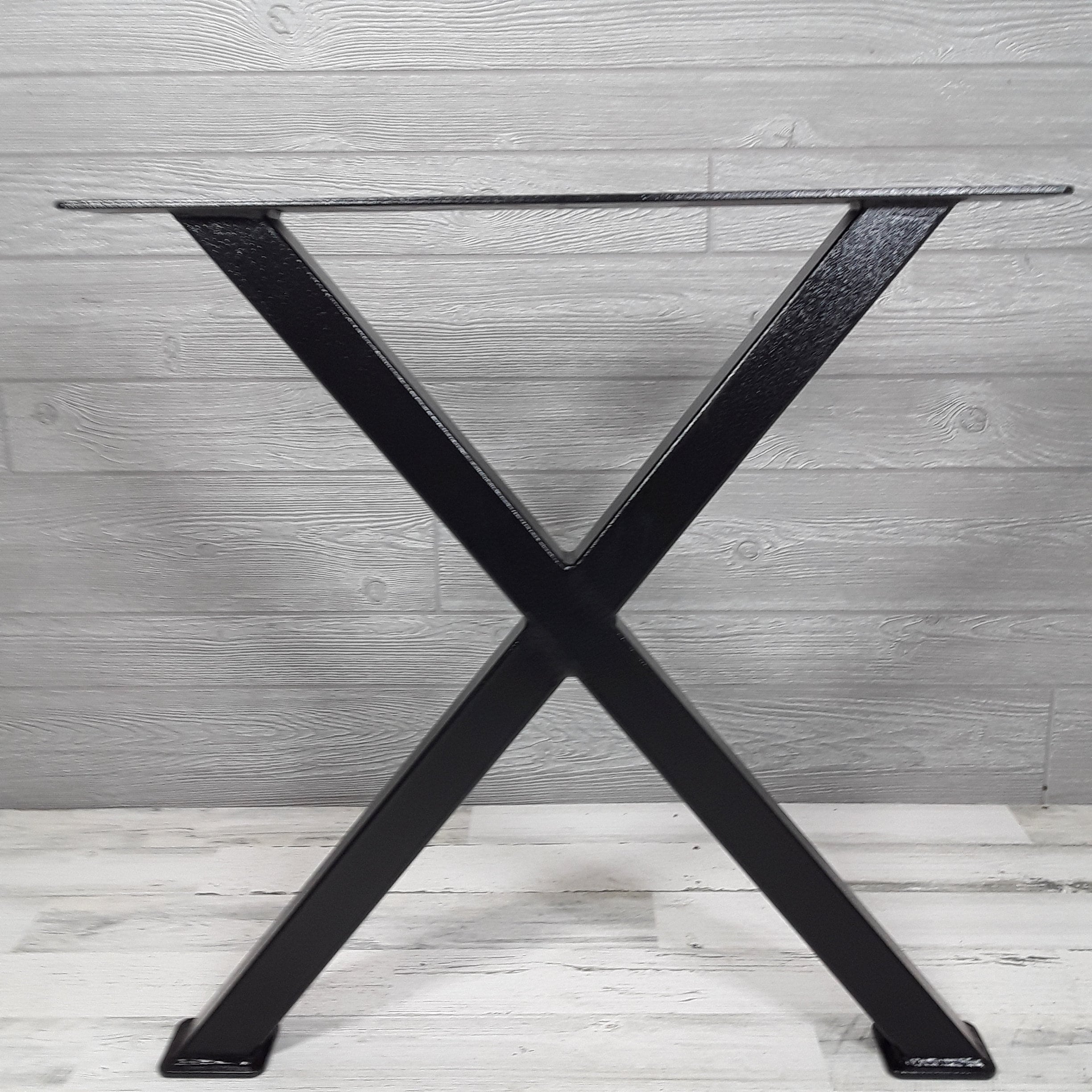 X Style Dining Table Legs Black Table Legs Set of 2 | Etsy