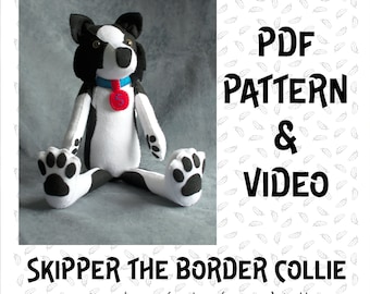 Border Collie Sewing Pattern - Etsy