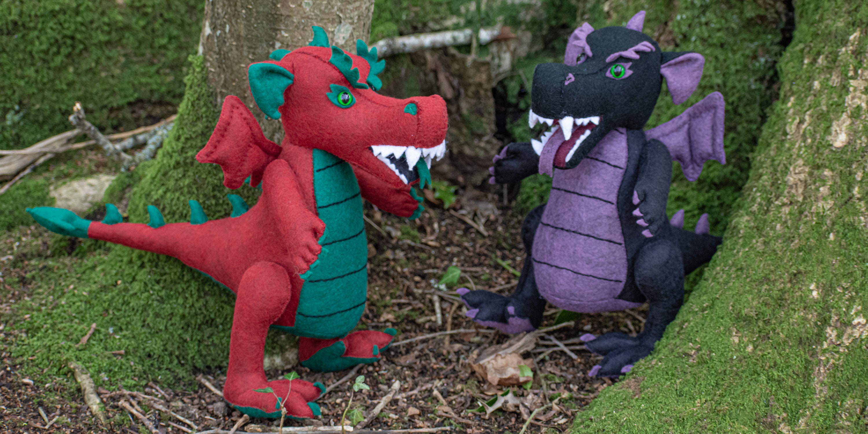 Felt Dragon Sewing Patterndragonhandmadefelt - Etsy