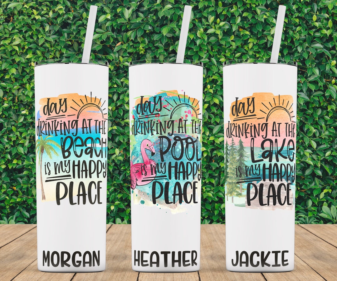 Personalized Summer Tumbler-lake Tumbler-lake Life-beach Trip-pool Days ...
