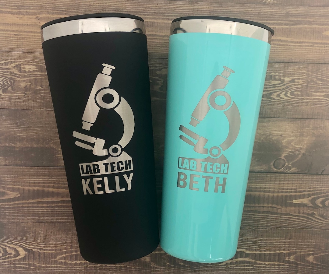 Personalized Lab Tech Tumbler-lab Tech Gift-technician Grad Gift ...