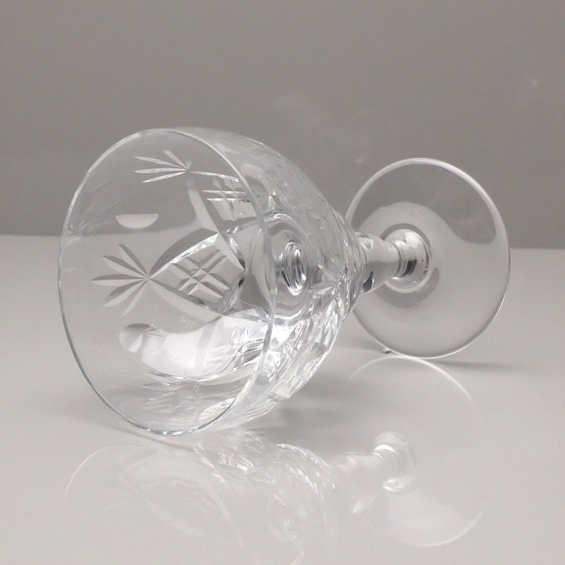 Royal Brierley Elizabeth Crystal Wine Glass Glasses 5 12.7 Cm Tall - Etsy