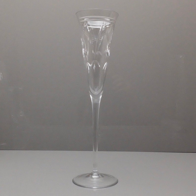 Stuart Crystal Romance Cut Champagne Flute Glass 12" 30cm Tall 1st ...