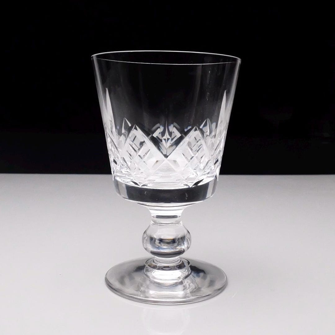 Stuart Crystal Glengarry Cut Claret Wine Glass Glasses 4 3/4" 12.1 Cm ...