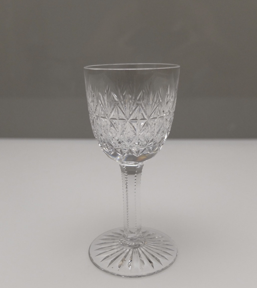 Thomas Webb Crystal Wellington Cut Sherry Glass or Glasses 4 1/2" 11 ...
