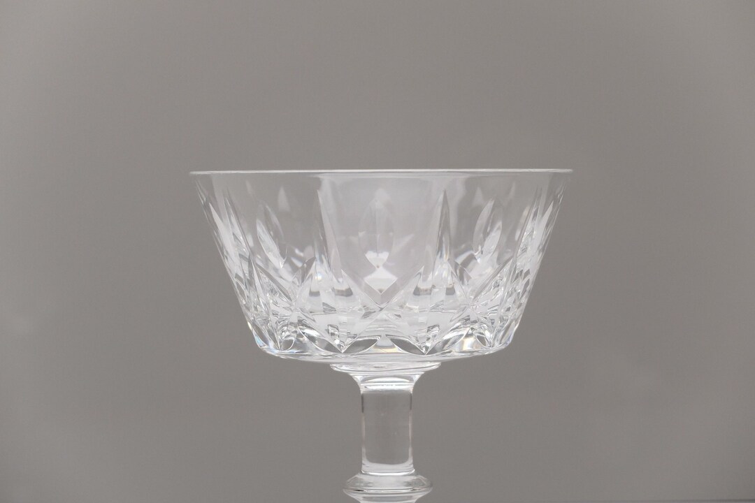 Royal Brierley Crystal Ascot Cut Champagne Saucer Glass Glasses 5" 12 ...