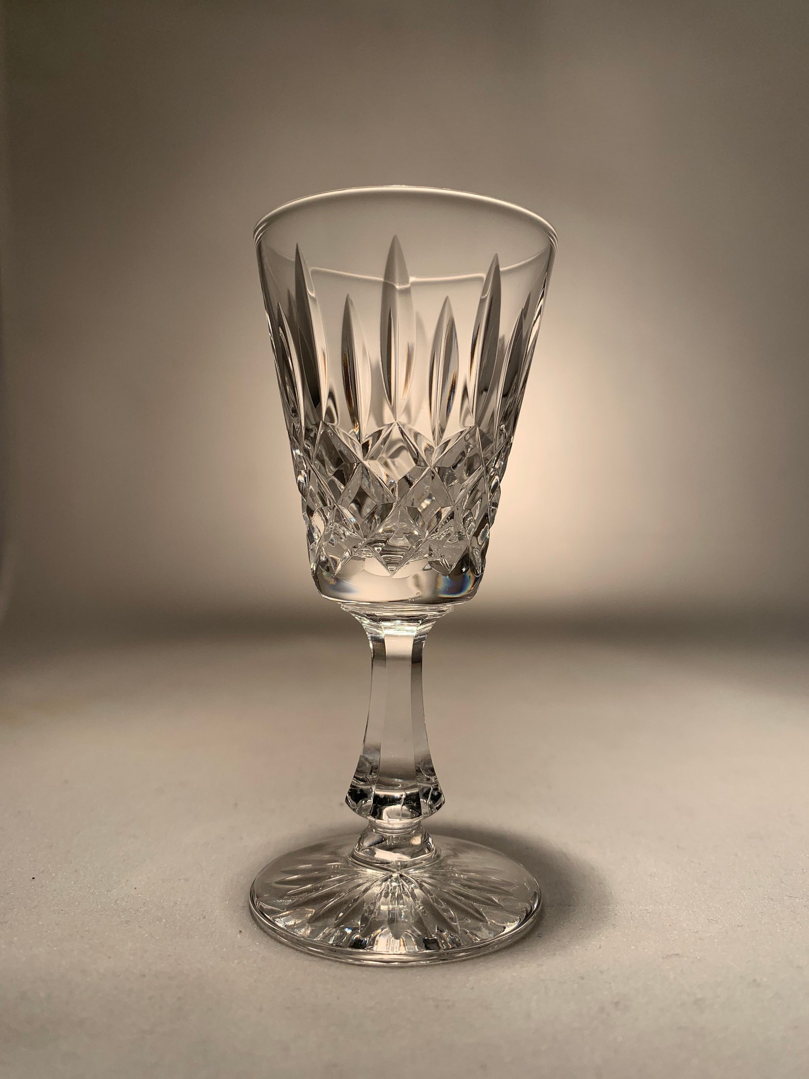 Stuart Crystal Glendevon Cut Liqueur glass or Glasses 3 | Etsy