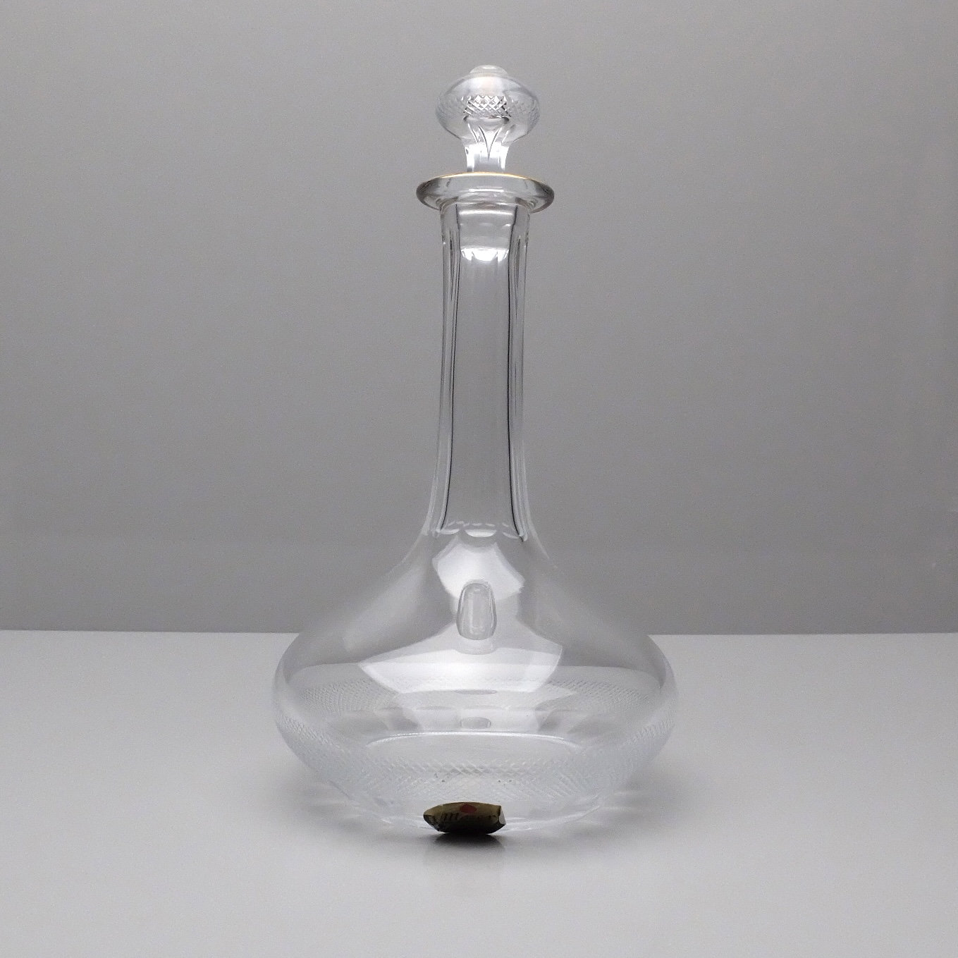Moser Crystal Royal Cut Spirit Liqueur Decanter 9 1/8" 23.2 Cm Tall 1st ...