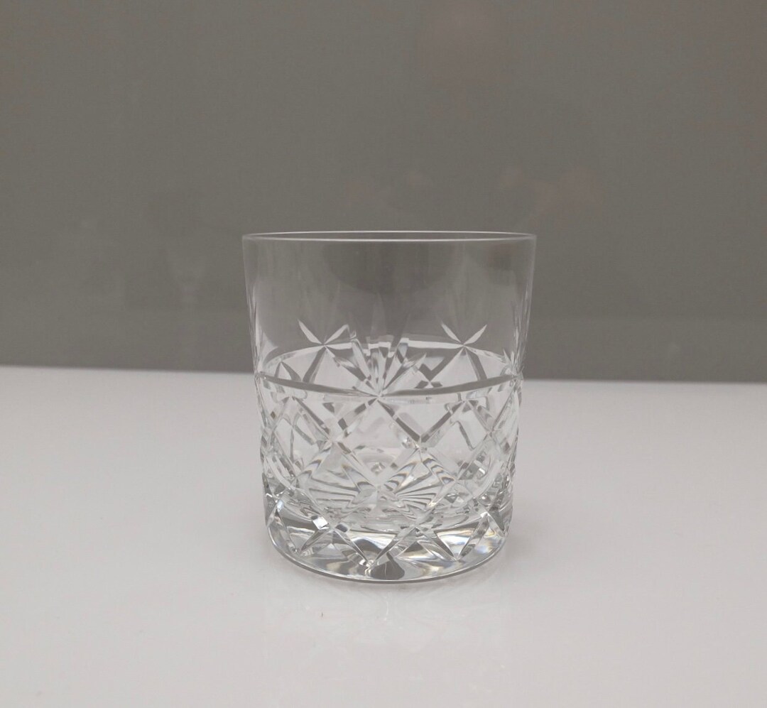 Royal Brierley Crystal Bruce Cut Whisky (old Fashioned) Tumbler Glass ...