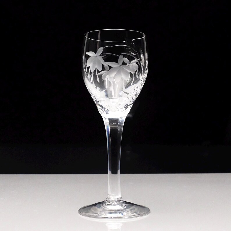 Stuart Crystal Cascade Cut Sherry Port Glass 5 7/8" 15 Cm Tall 1st ...