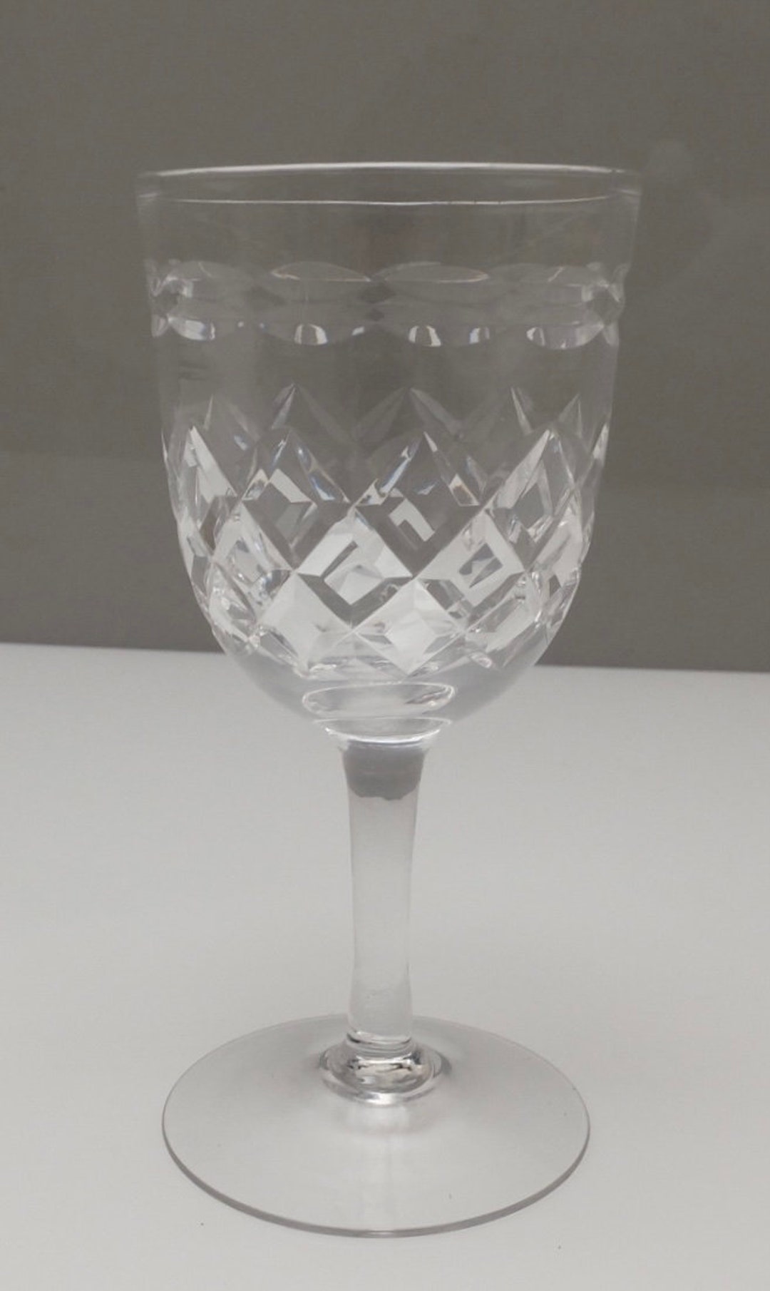 Tudor Crystal Seymour Cut Port Glass 4 5/8" 11.8 Cm Tall 1st Quality - Etsy