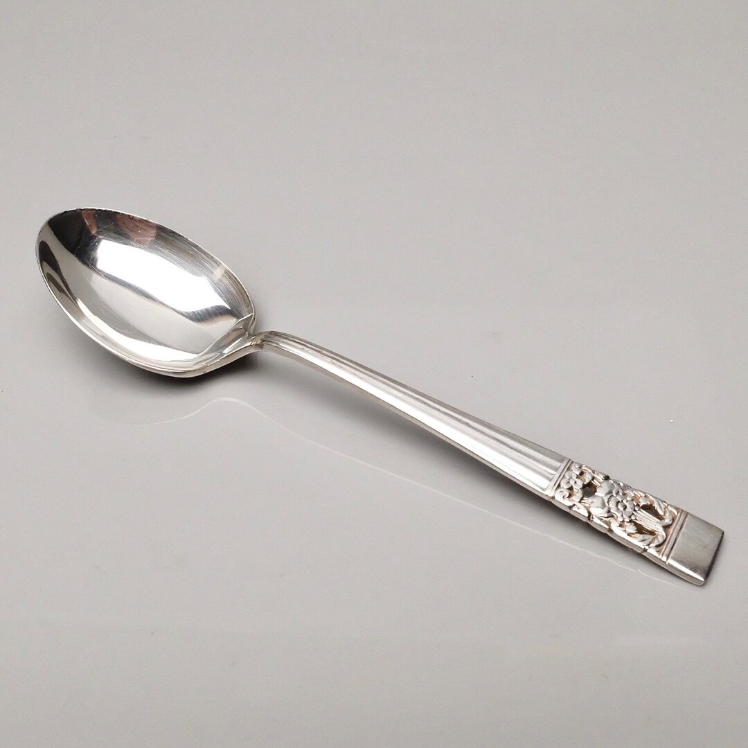 Oneida Community Hampton Court Pattern Fruit Spoon Spoons 6 1/8" 15.5 ...