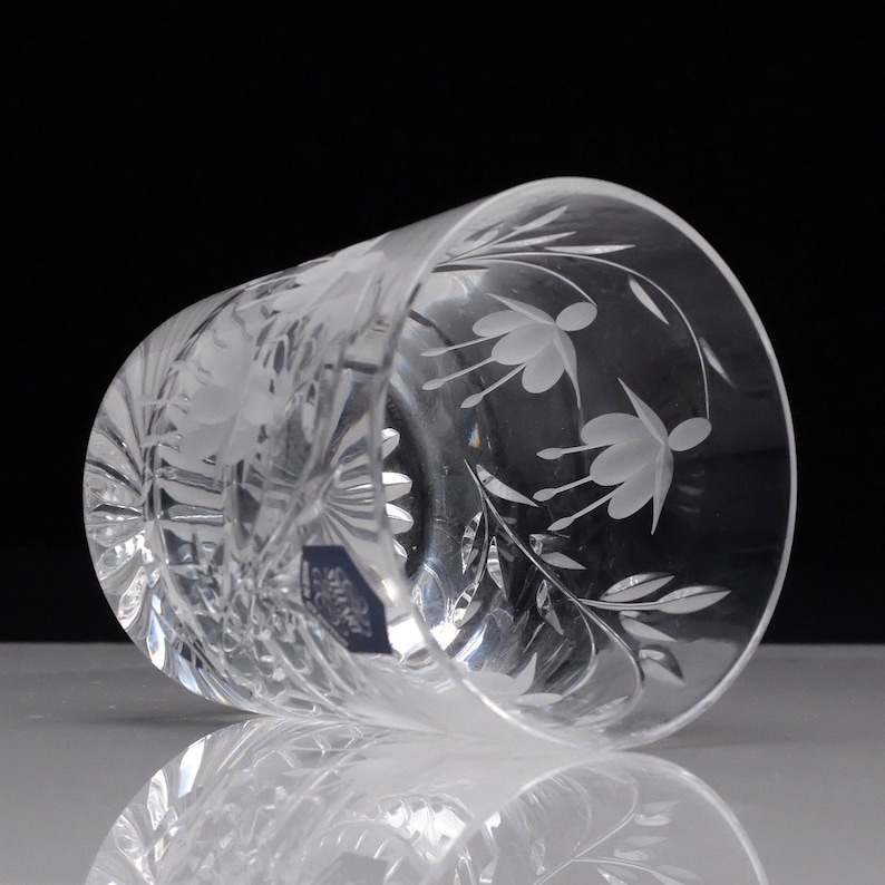 Stuart Crystal Cascade Cut Whisky Glass Tumbler 3 5/8" 9.2 Cm Tall 1st ...