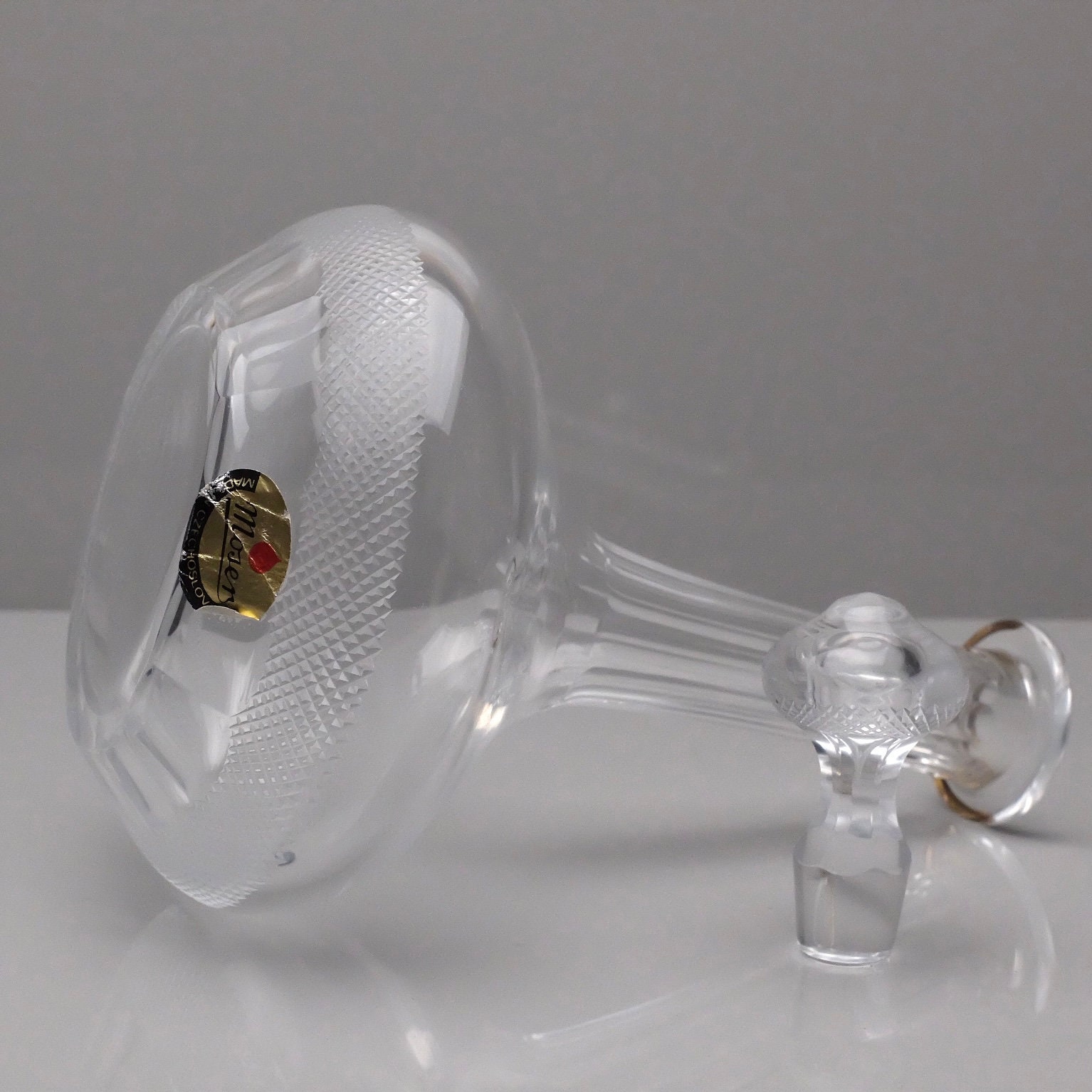 Moser Crystal Royal Cut Spirit Liqueur Decanter 9 1/8" 23.2 Cm Tall 1st ...