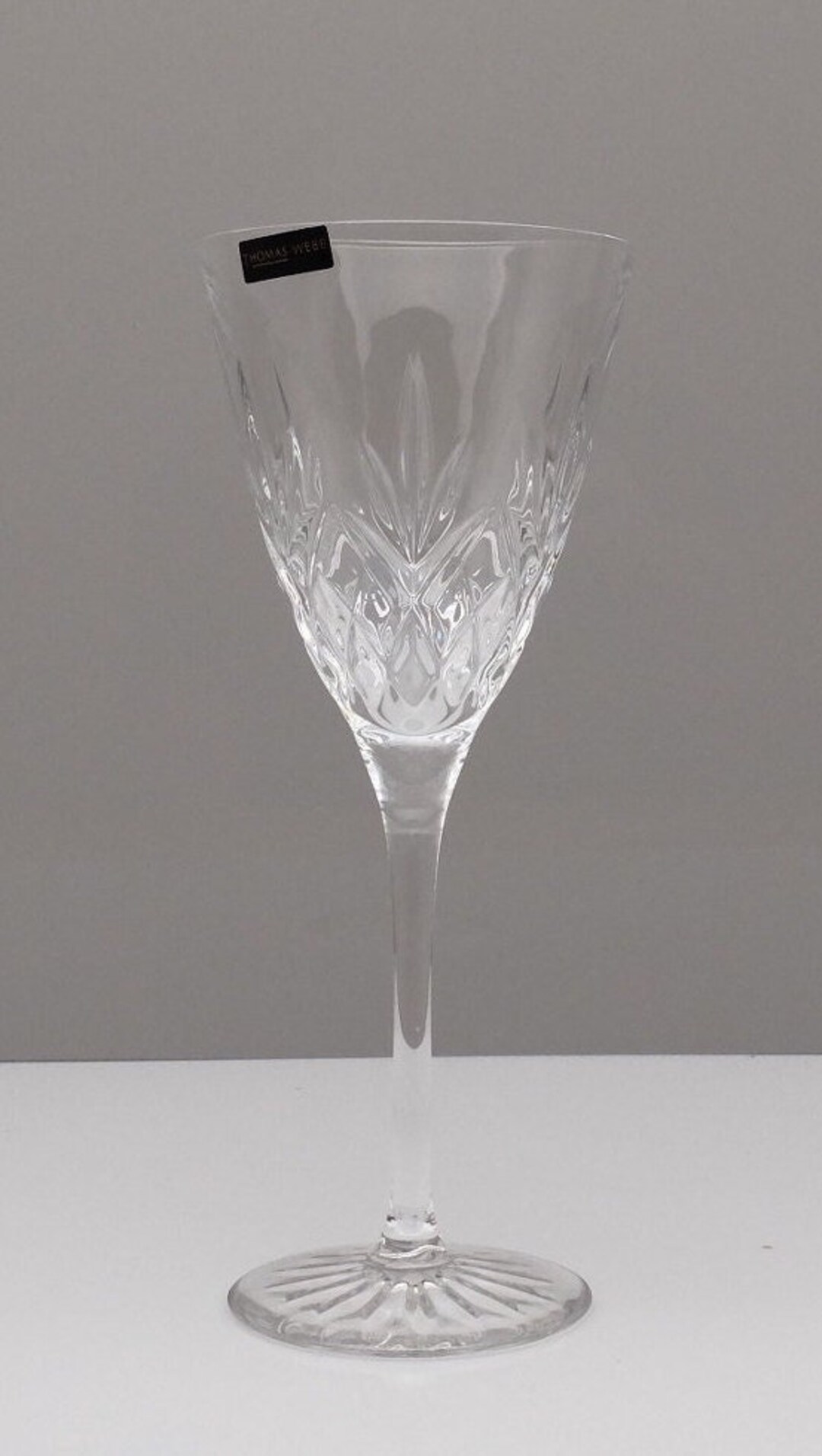 Thomas Webb Crystal ROMEO Cut Wine Glass or Glasses 8 1/4" 21cm - Etsy