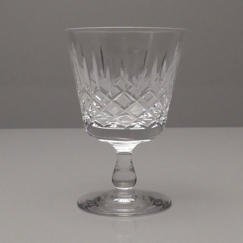 Edinburgh Crystal Appin Cut Wine Glass Glasses 4 1/4" 10.8 Cm Tall 1st ...