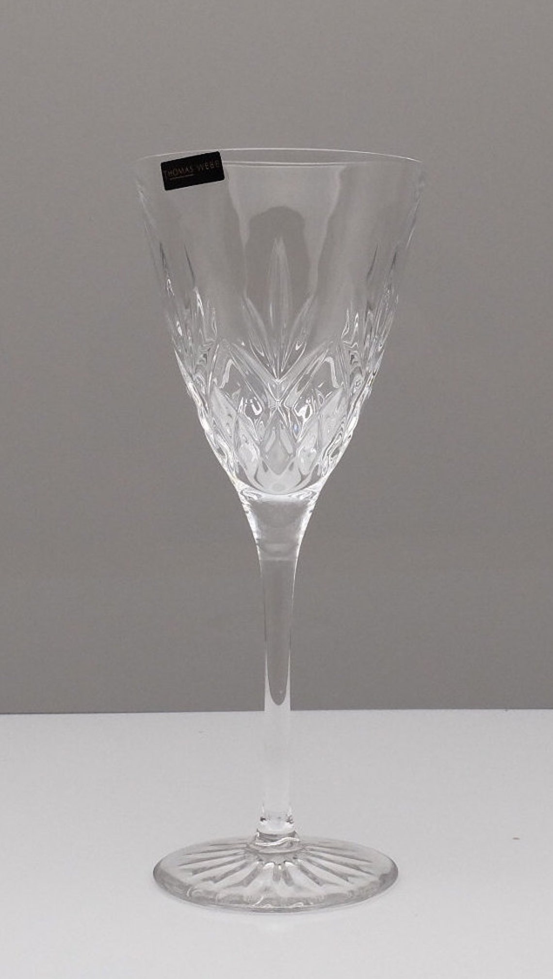 Thomas Webb Crystal ROMEO Cut Wine Glass or Glasses 8 | Etsy