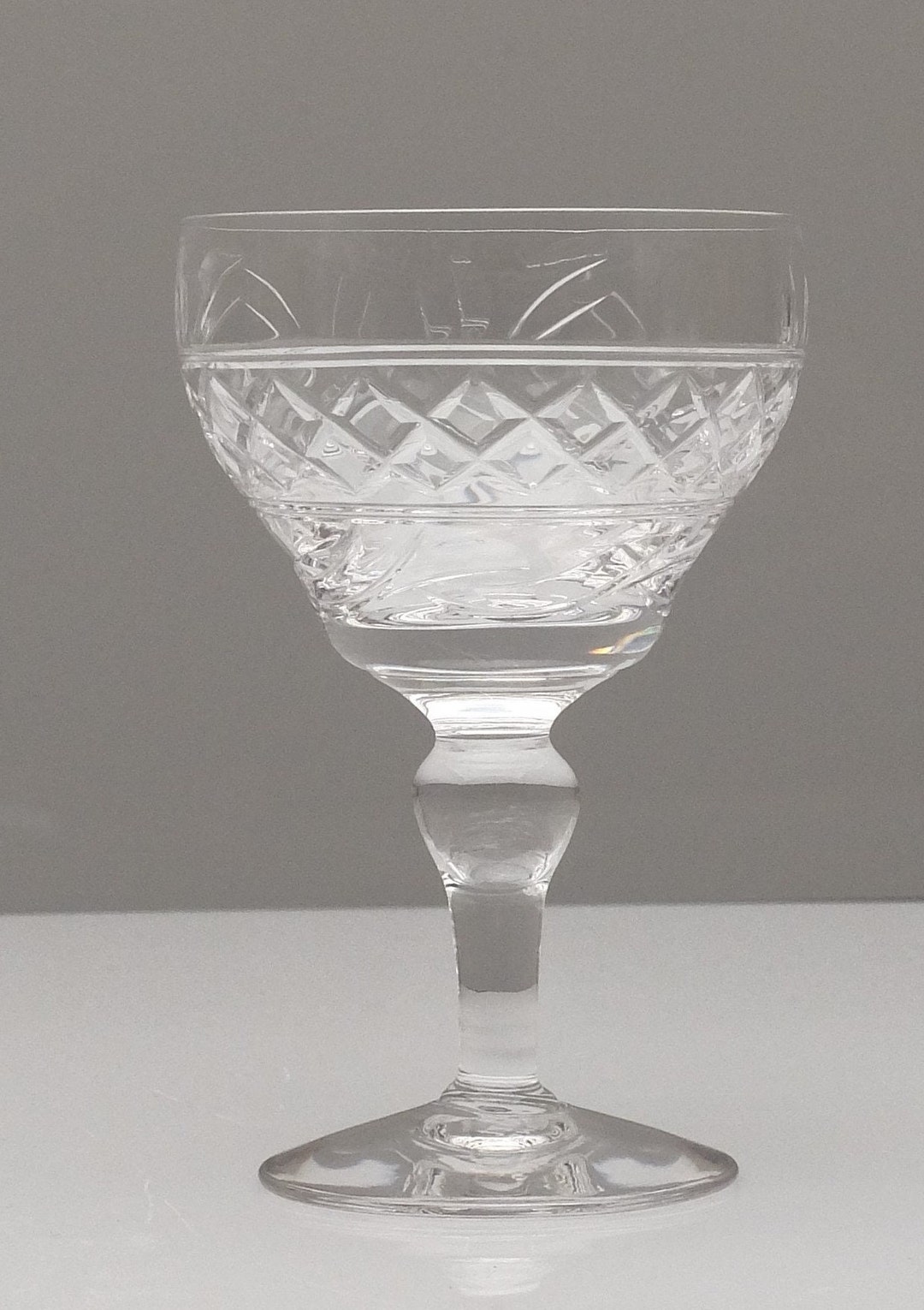 Stuart Crystal Imperial Cut Cocktail Glass or Glasses 4 1/8" 10.5cm ...
