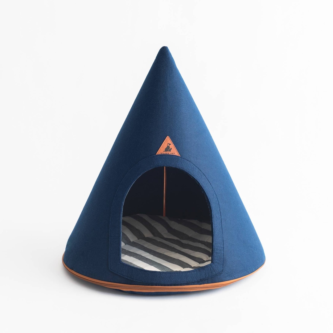 Pet Cave/bed With Cushion Pets up to 16lbs (travel Friendly) - Etsy