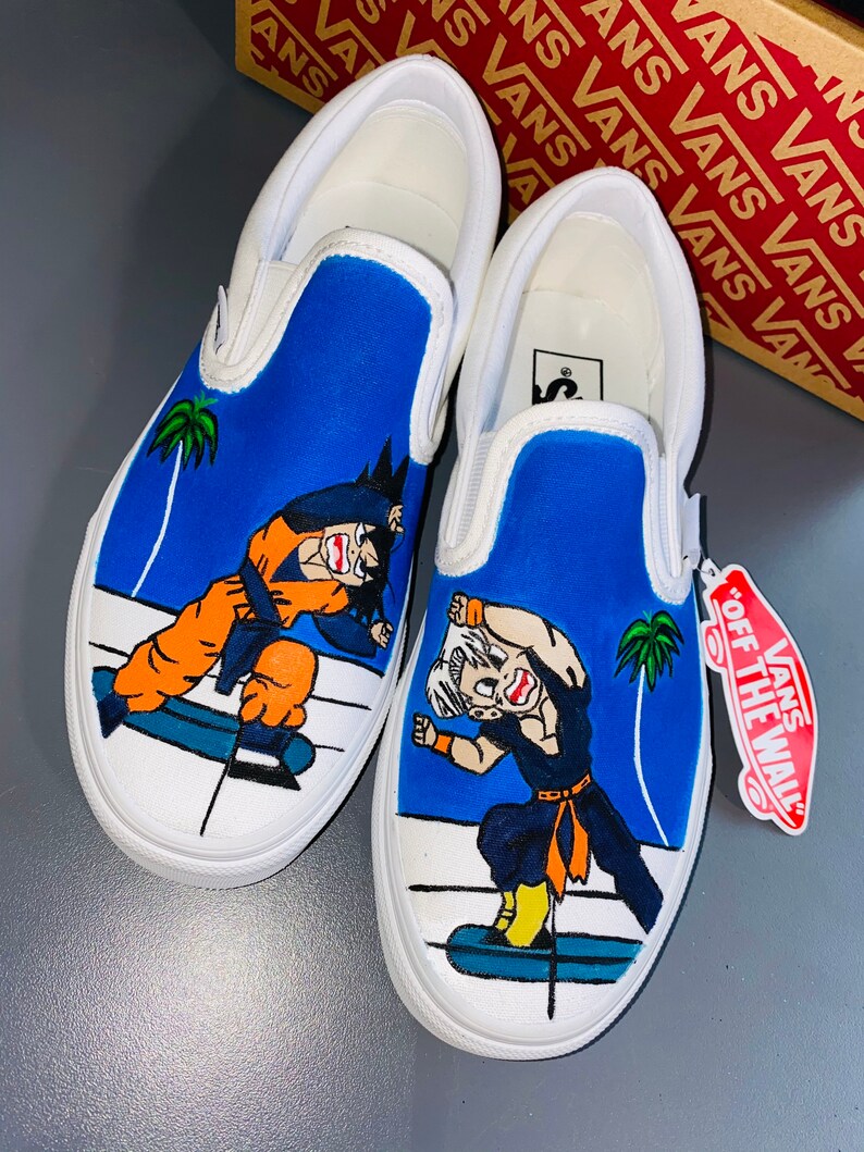 Matching Custom Anime Vans and T-shirt - Etsy
