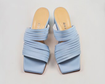 Light Blue Sandals - Etsy